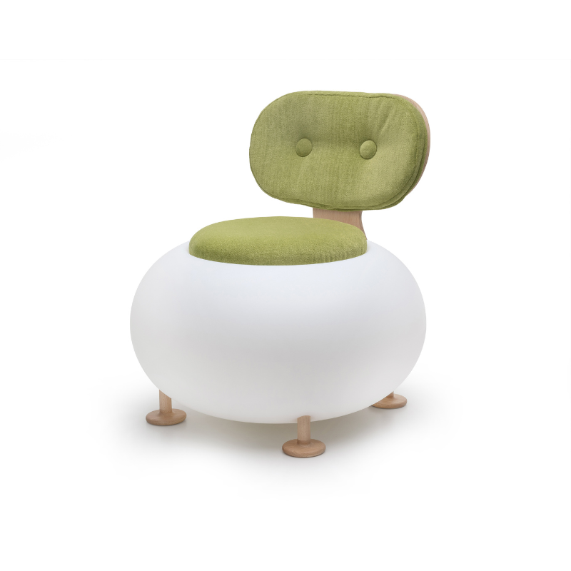 CANDY Chair Green - Playful Chair & Treasure Chest